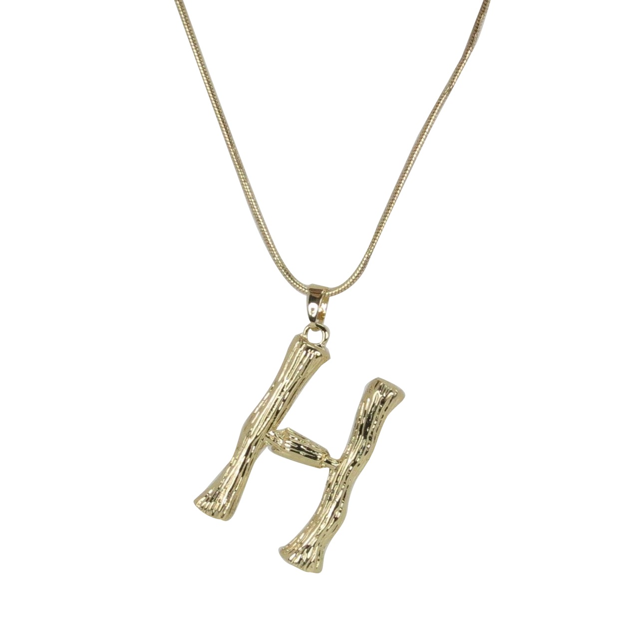 Initial Letter Necklace - H - LEPUS Gift Shops